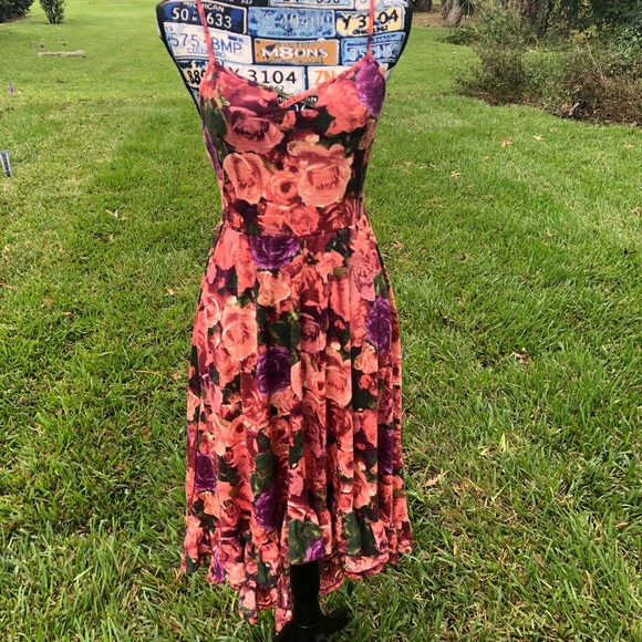 American Rag | Dresses | American Rag Maxi Dress High Low Floral Small ...